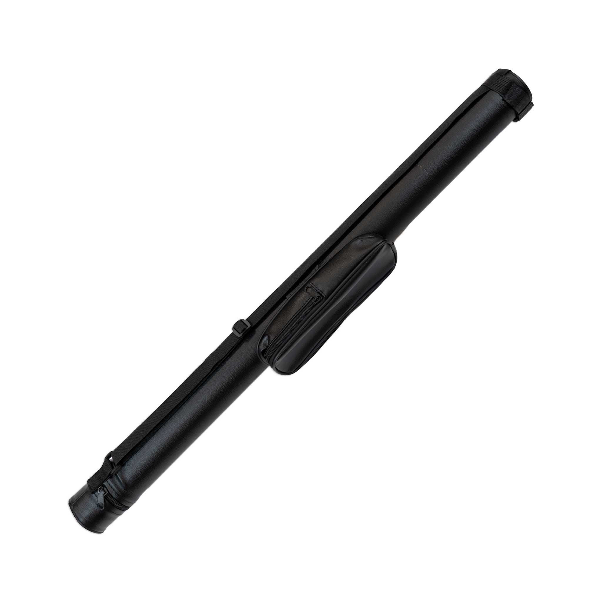 2 Piece Pool Cue Case | Black Faux Leather Case with Strap – Ultimate ...